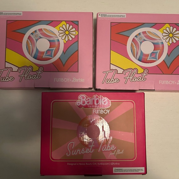Other | Funboy Barbie The Movie And Sunset Oversized Tube Float | Poshmark